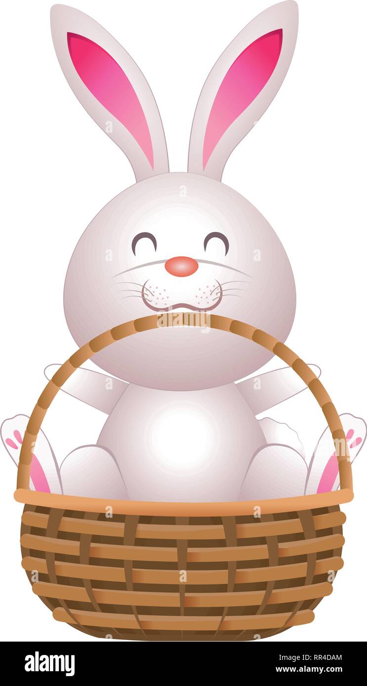 cute rabbit cartoon Stock Vector Image & Art - Alamy