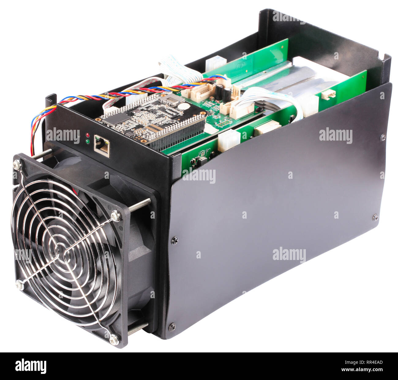 electronic device isolated on white background Stock Photo - Alamy