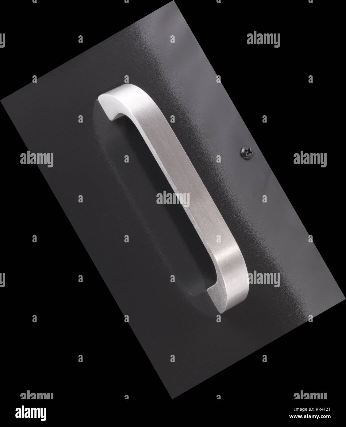 Black Metal Case with Handle Stock Photo - Alamy