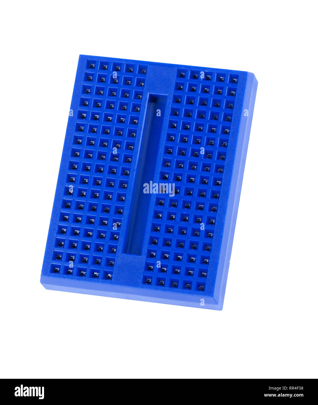 Mini Solderless Prototype Breadboard isolated Stock Photo - Alamy