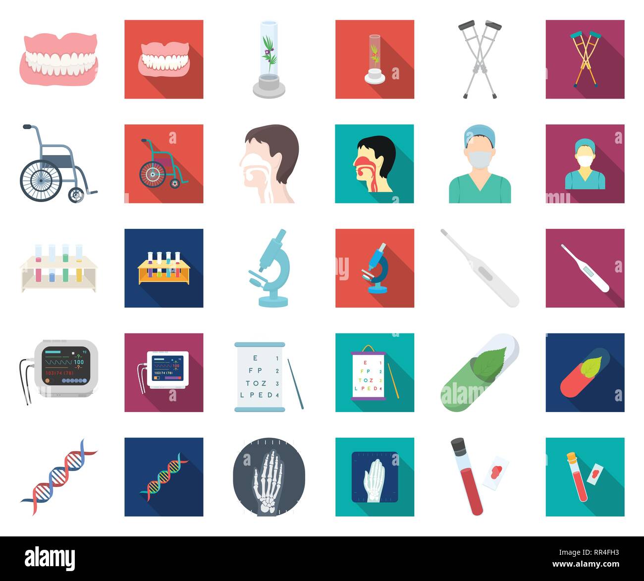 analysis,art,blood,cartoon,flat,collection,crutches,design,diagnosis ...