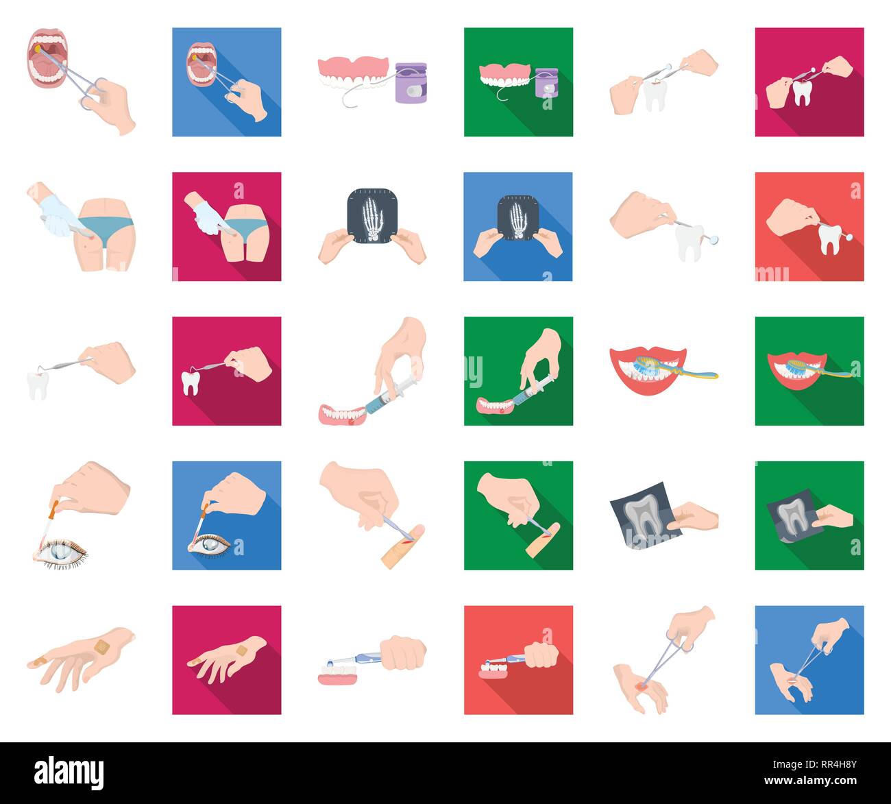 ability,abscess,action,anesthesia,boil,caries,cartoon,flat,check,clamp ...