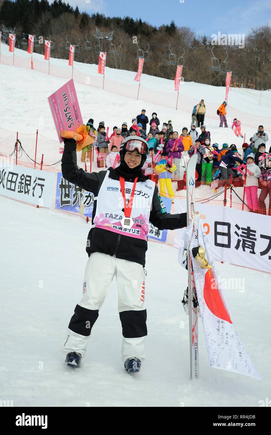 Second place Ikuma Horishima of Japan poses during the 2018-19 FIS ...