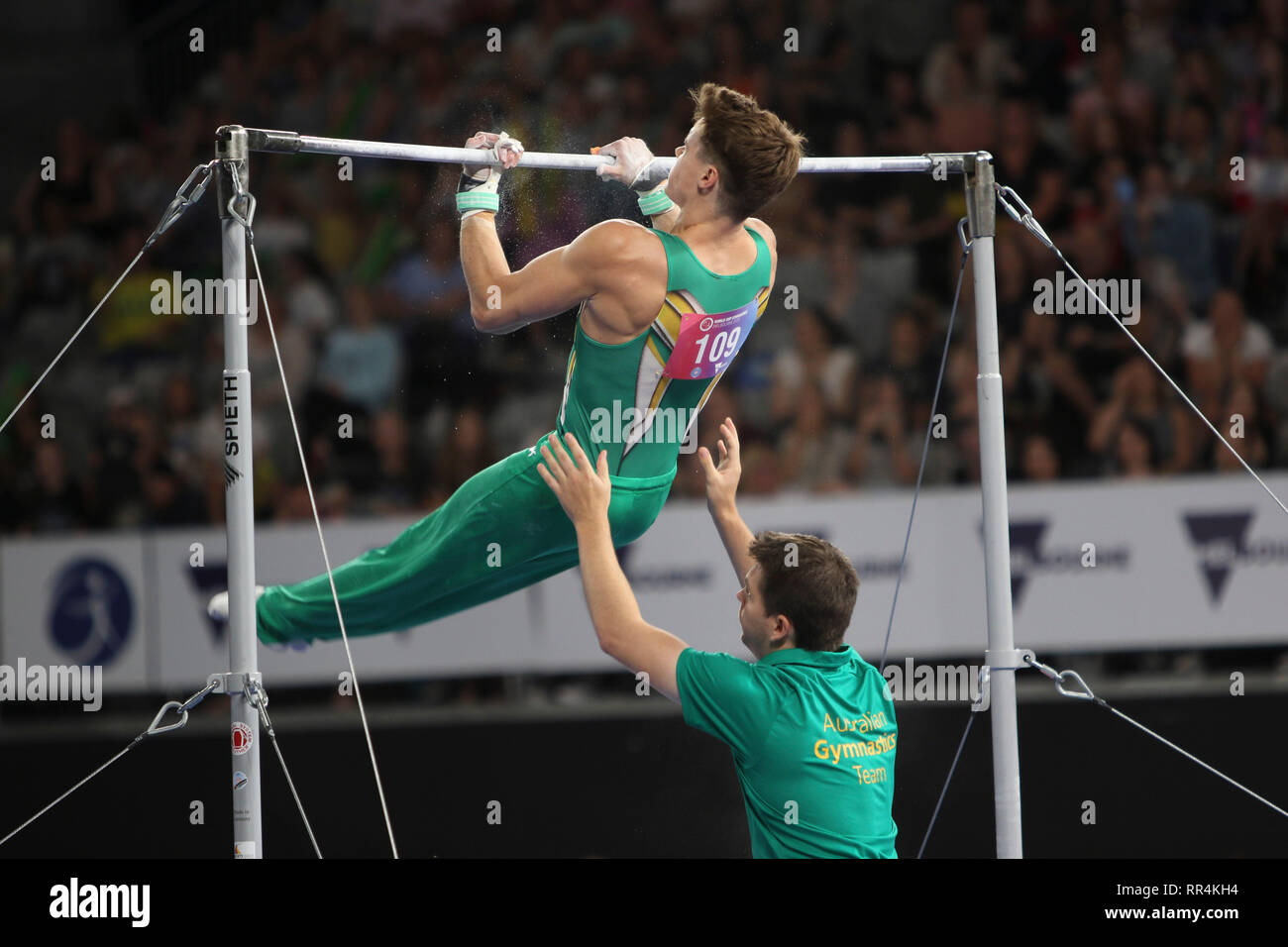 High bar gymnastics championship hi-res stock photography and images ...