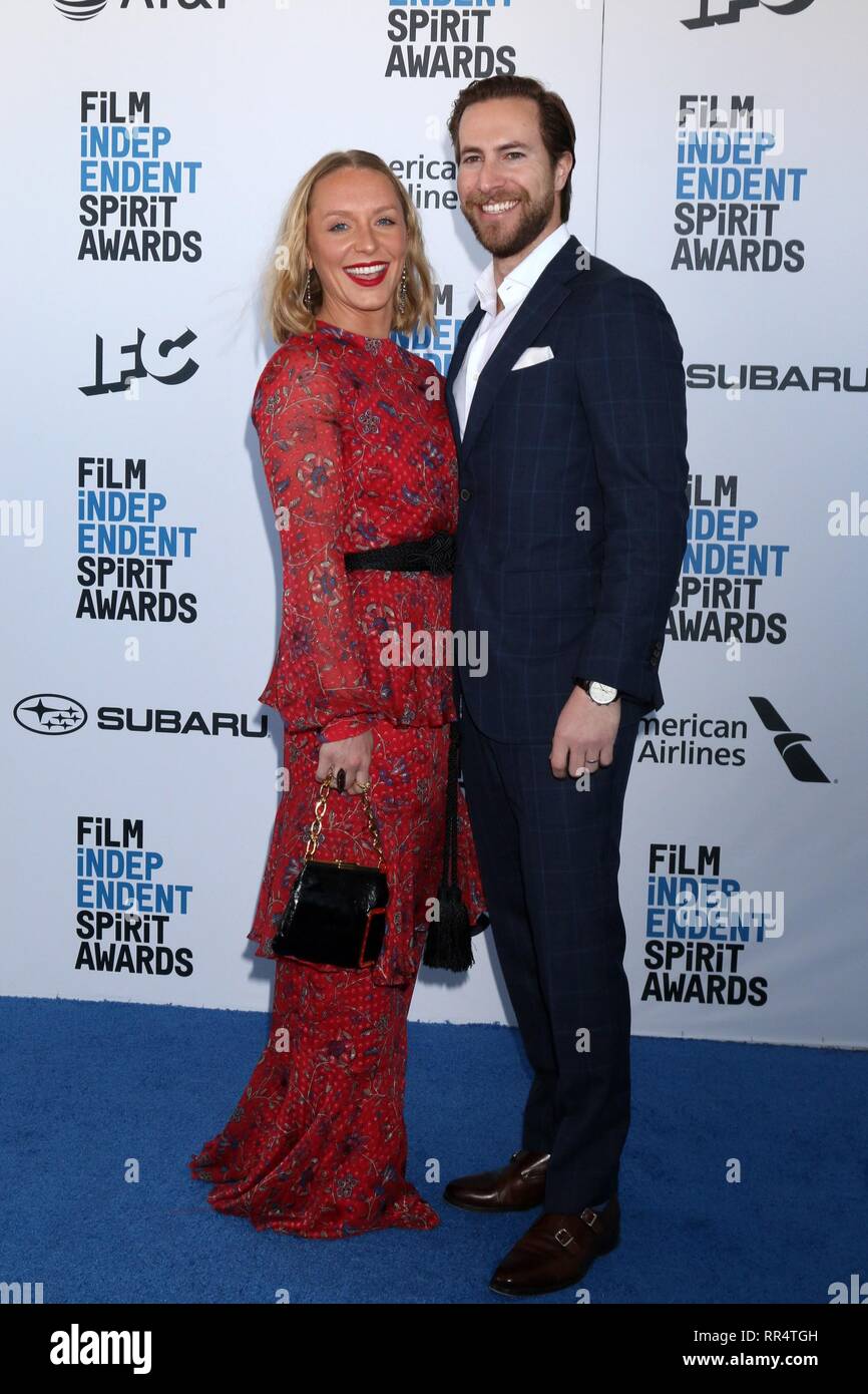 Annie Starke, Marc Albu at arrivals for 34th Film Independent Spirit ...