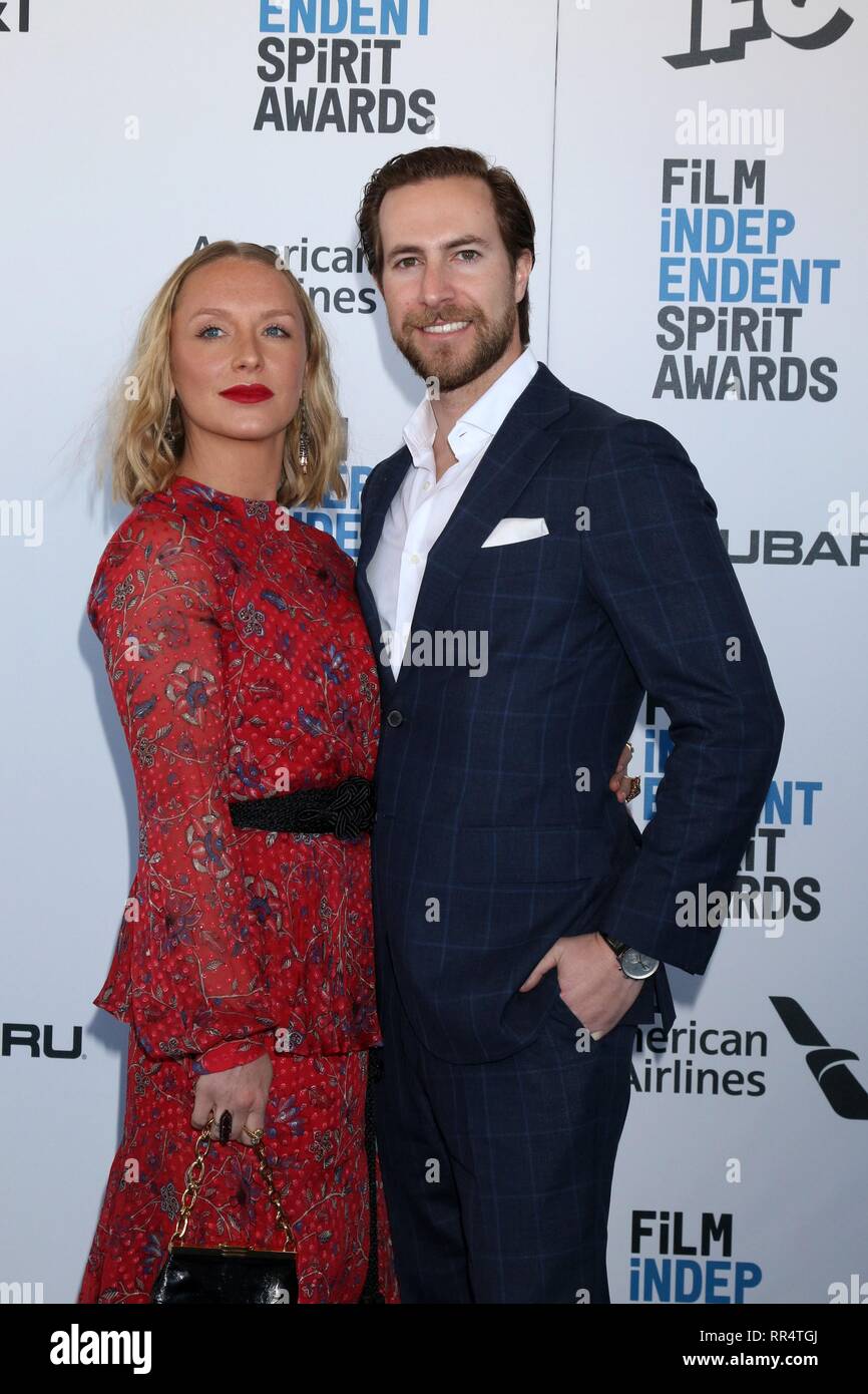Annie Starke, Marc Albu at arrivals for 34th Film Independent Spirit ...