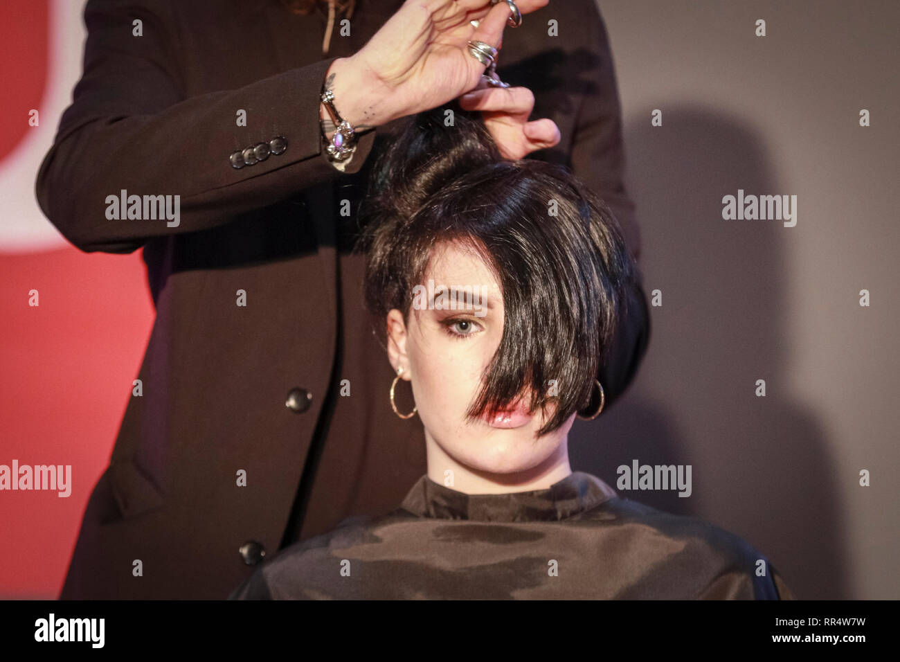 Hairstyling competition hi-res stock photography and images - Alamy