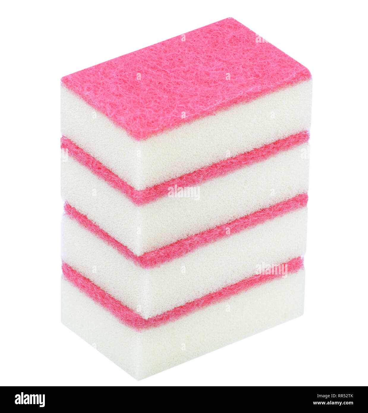 four foam rubber sponge isolated Stock Photo - Alamy