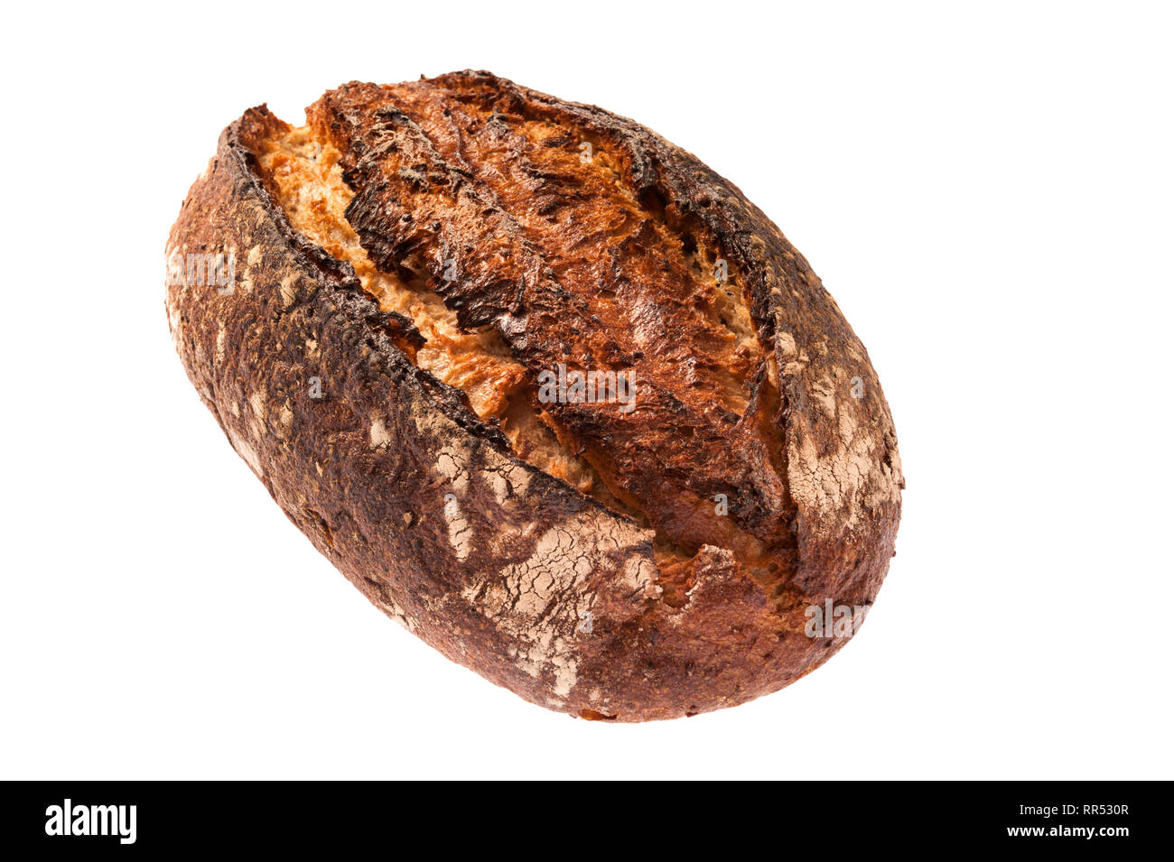 grain bread isolated on white background Stock Photo - Alamy