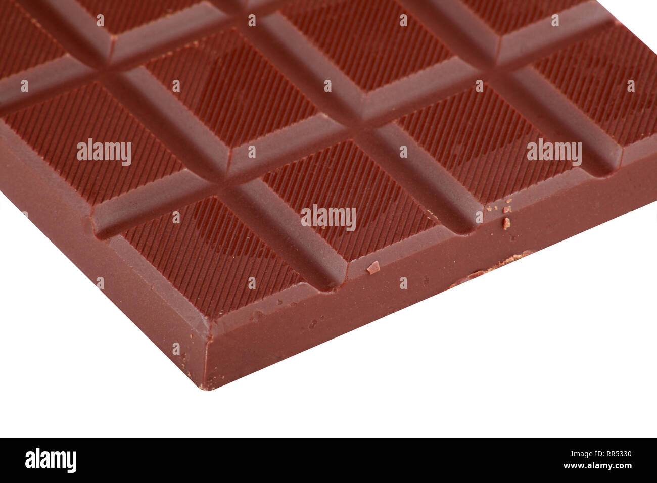 bar of brown chocolate isolated Stock Photo - Alamy