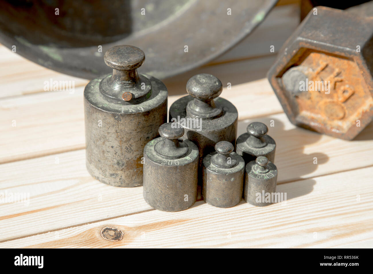 Iron weights hi-res stock photography and images - Alamy