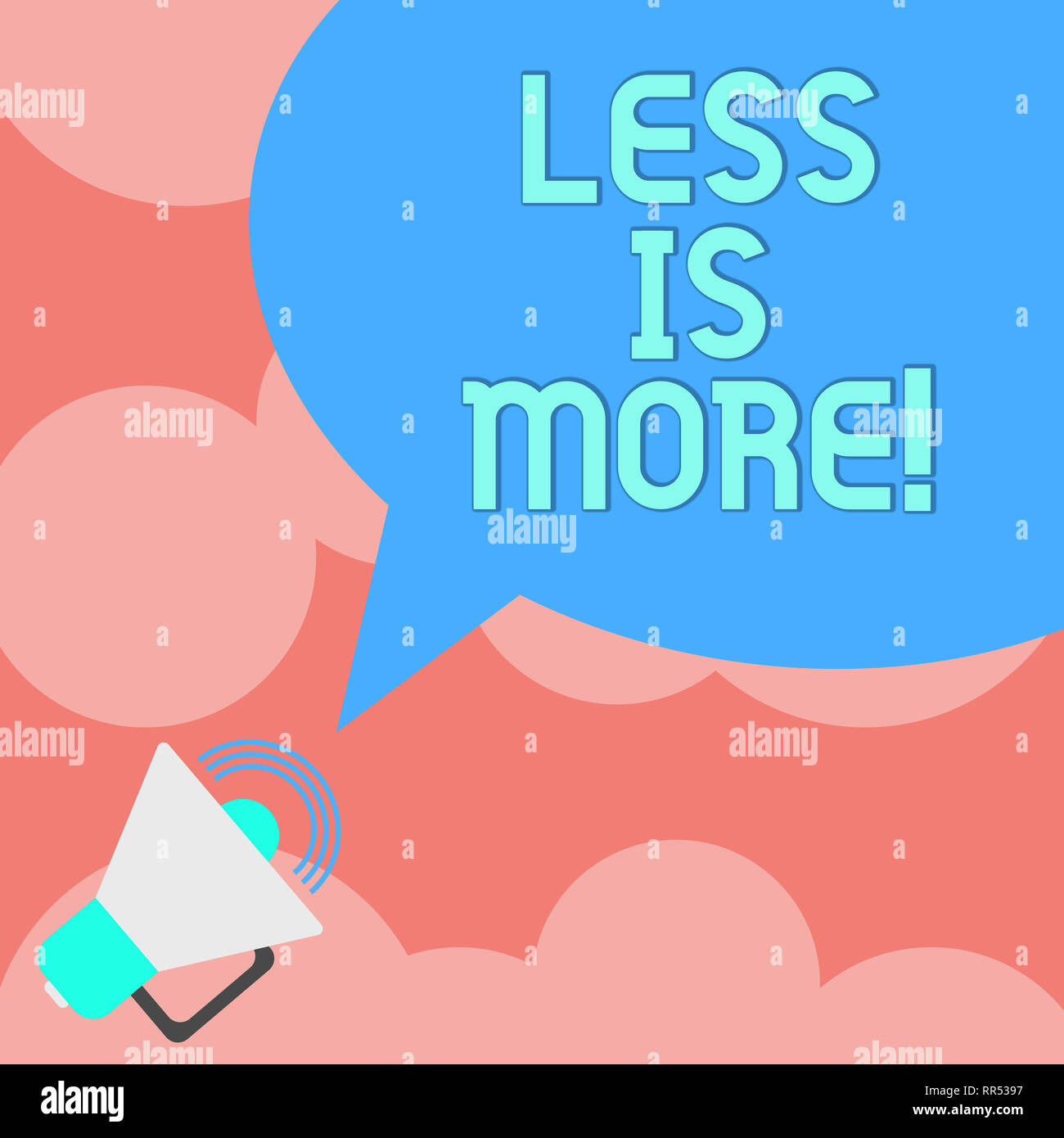 Writing note showing Less Is More. Business photo showcasing Minimalist ...