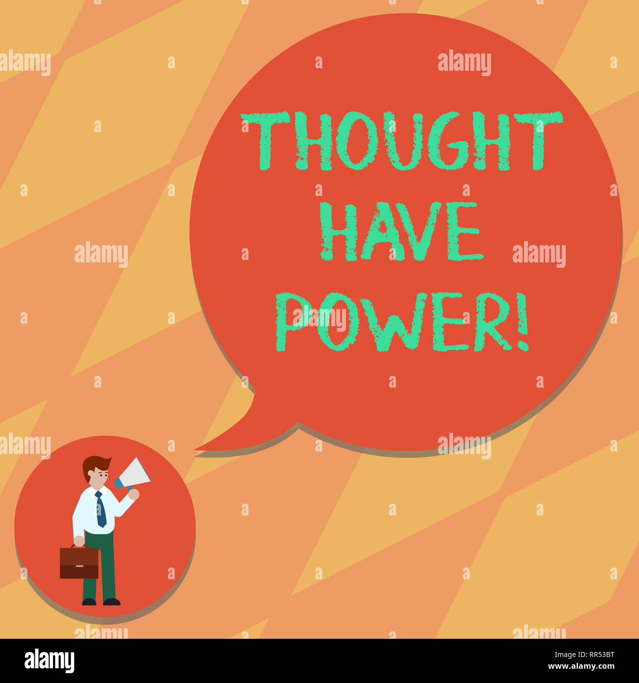 Text sign showing Thought Have Power. Conceptual photo Universe which ...
