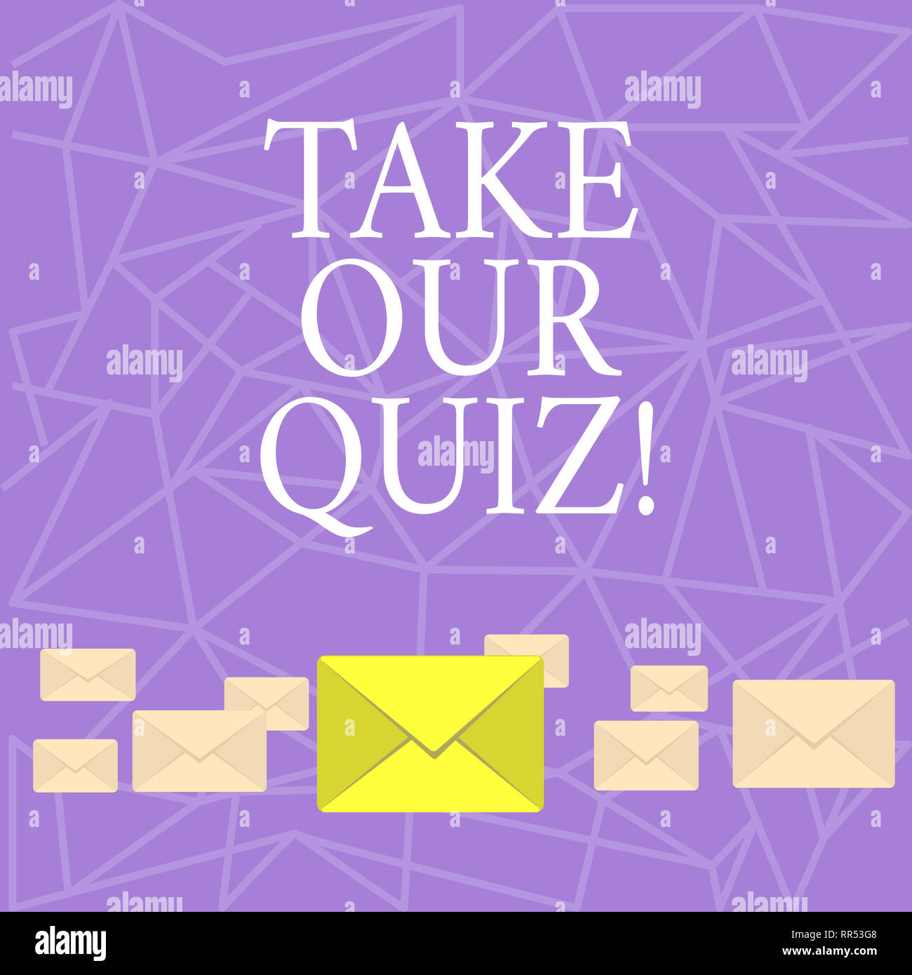 Text sign showing Take Our Quiz. Conceptual photo Fill out our ...