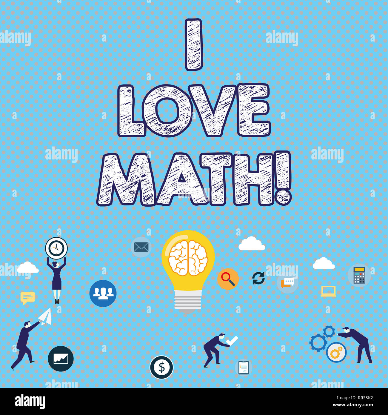 I Love Math Wallpaper