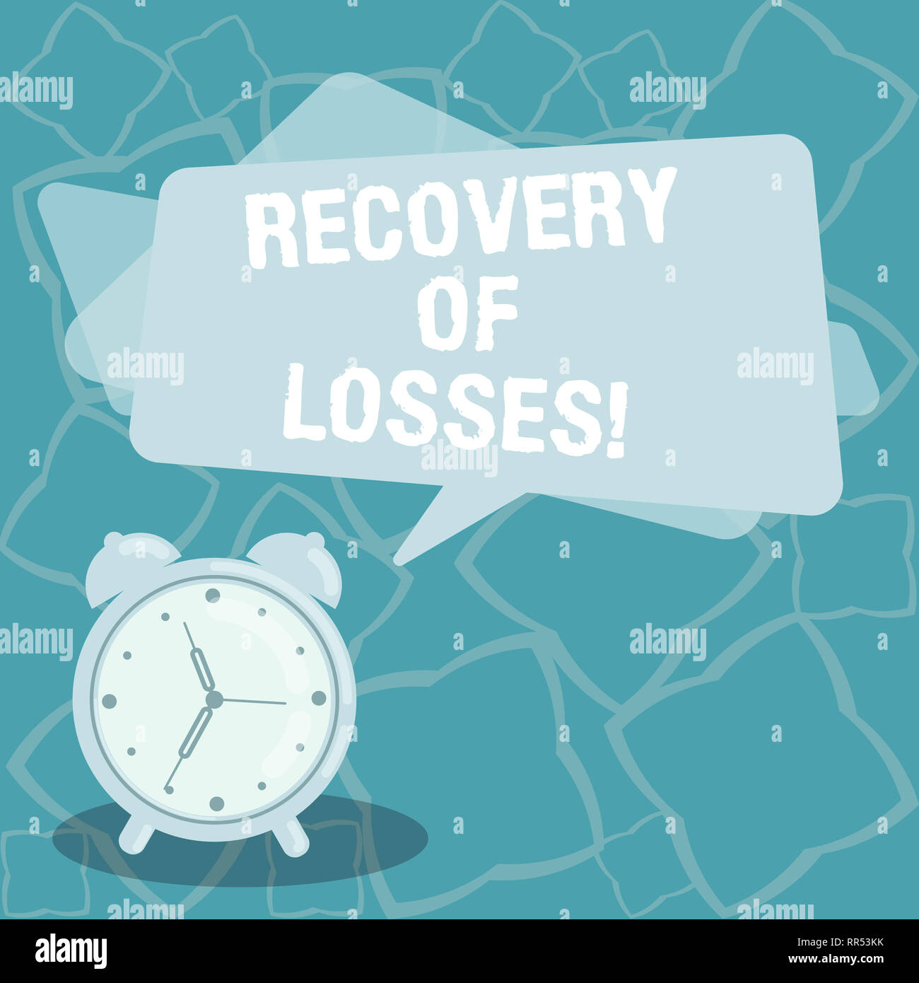 Writing note showing Recovery Of Losses. Business photo showcasing to ...