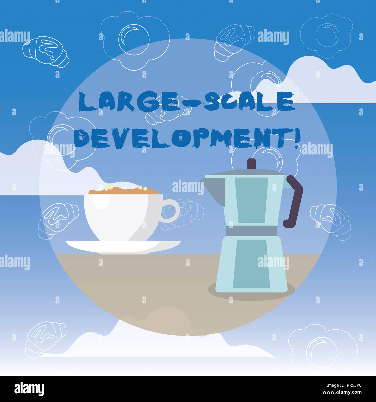 Word writing text Large Scale Development. Business concept for Develop ...