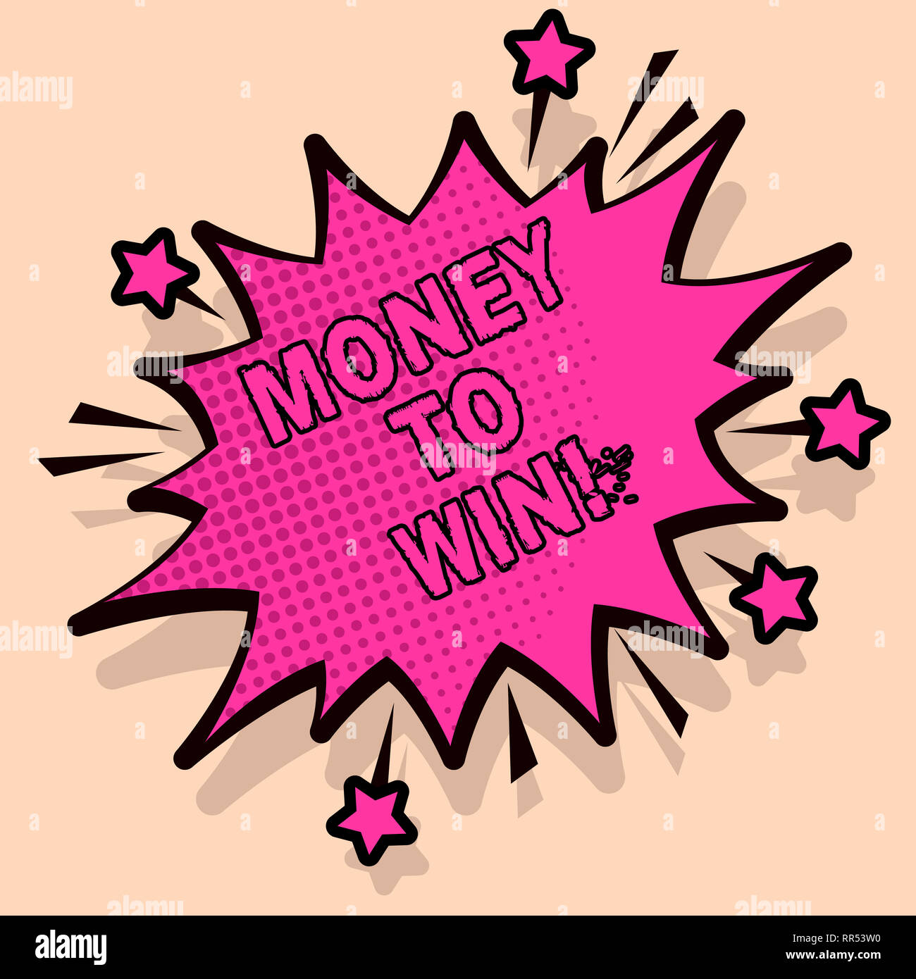 Handwriting text Money To Win. Concept meaning Calculating revenues are ...