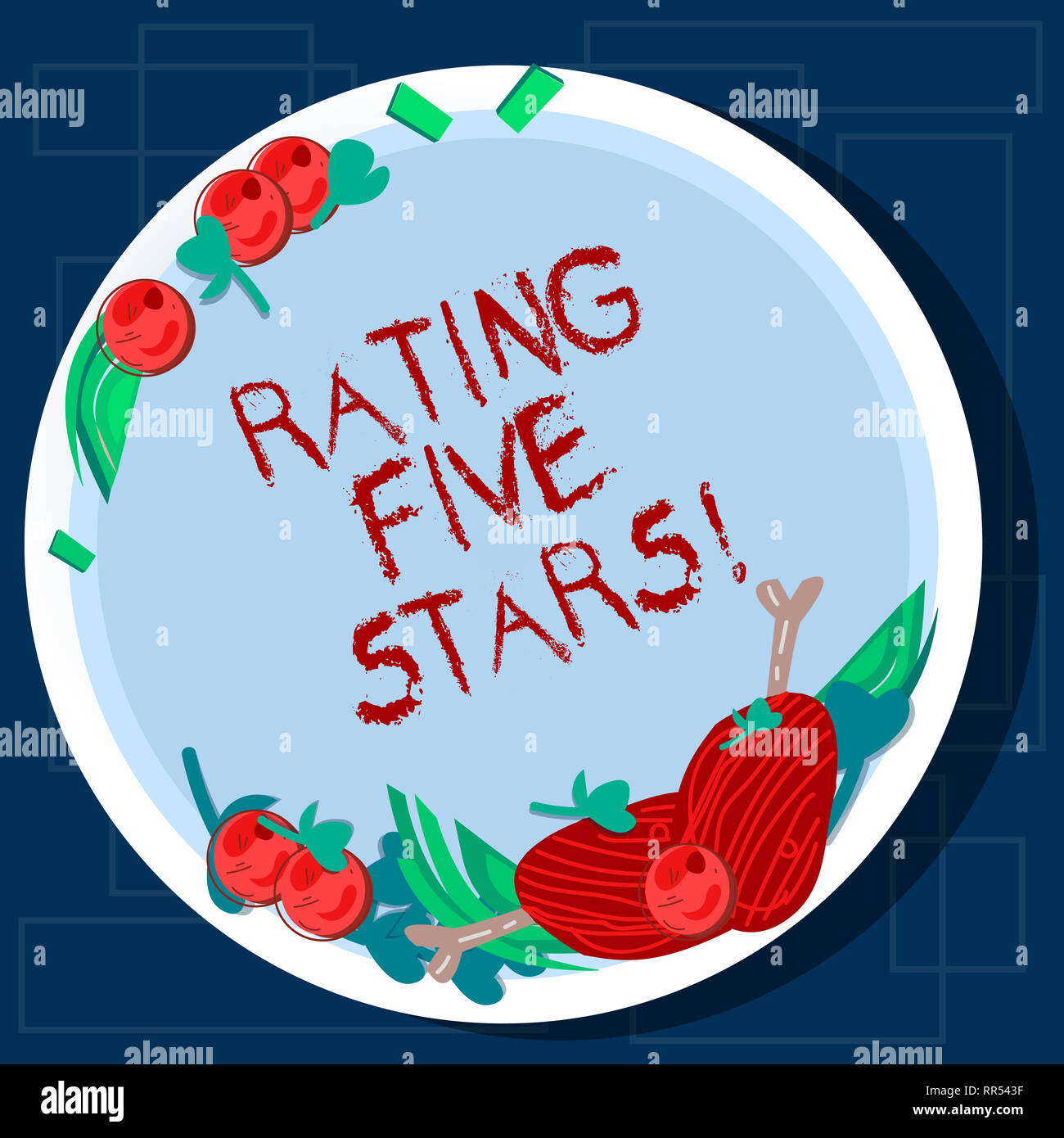 Writing note showing Rating Five Stars. Business photo showcasing ...