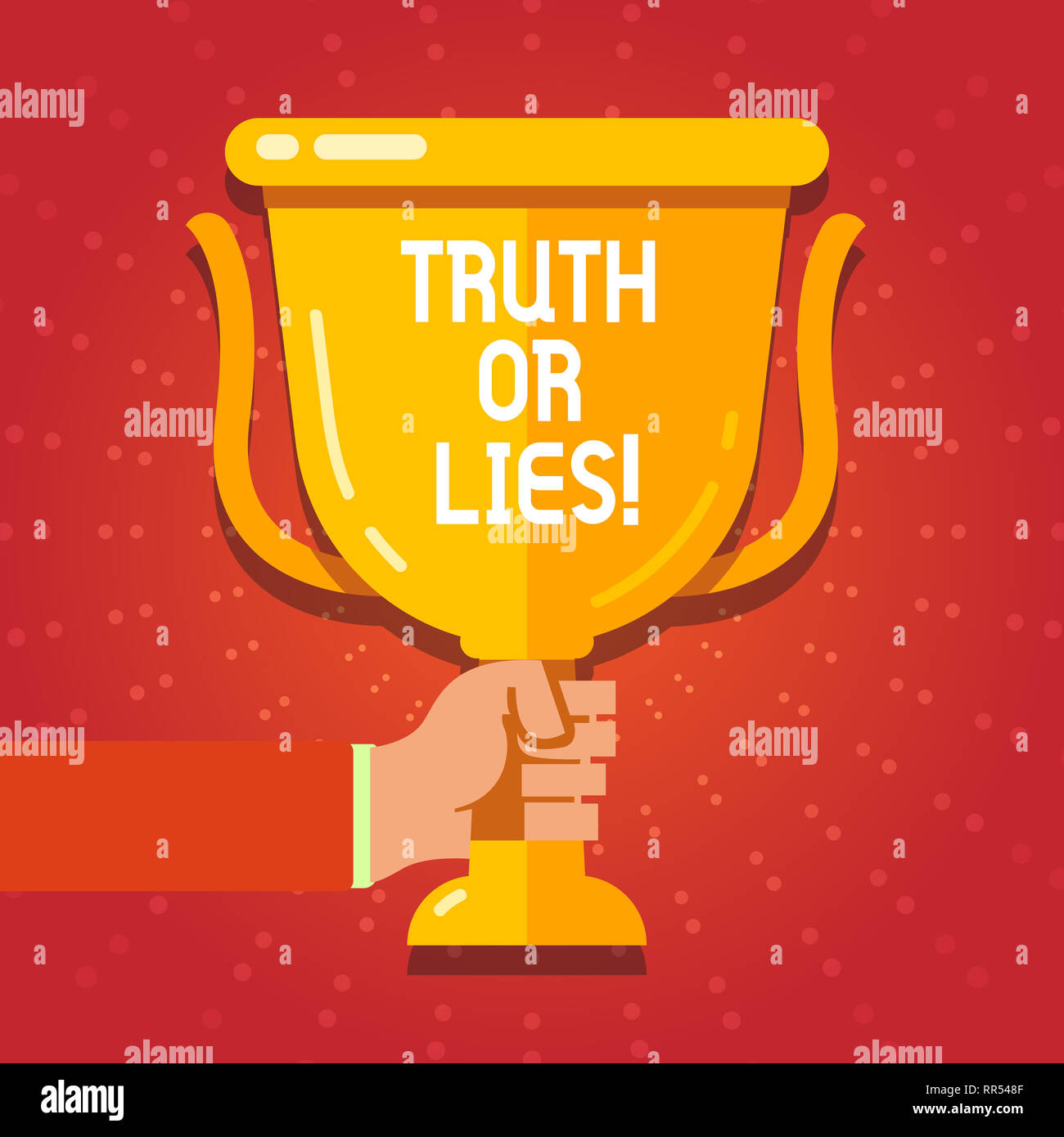 Text sign showing Truth Or Lies. Conceptual photo Decide between a fact ...