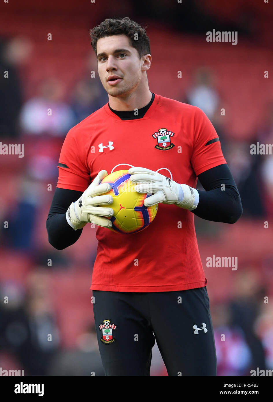 Southampton's Harry Lewis before the Premier League match at the ...