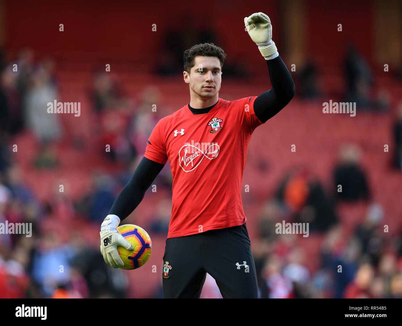 Southampton's Harry Lewis before the Premier League match at the ...
