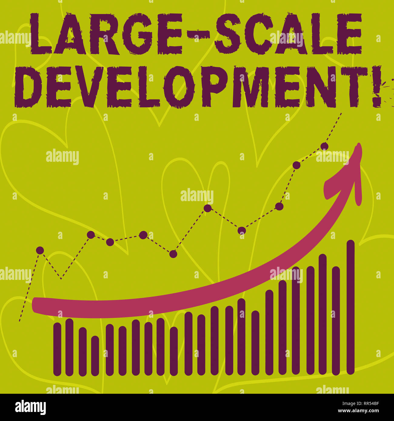 Writing note showing Large Scale Development. Business photo showcasing ...