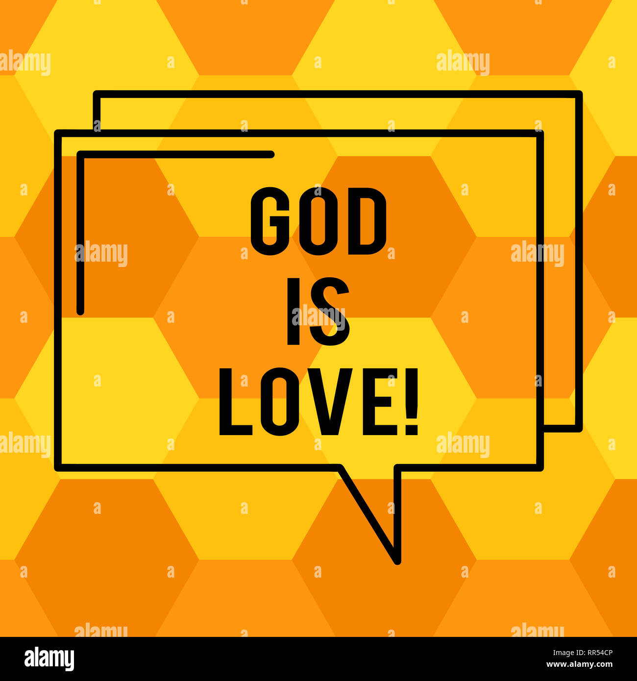 Handwriting text writing God Is Love. Concept meaning Believing in ...