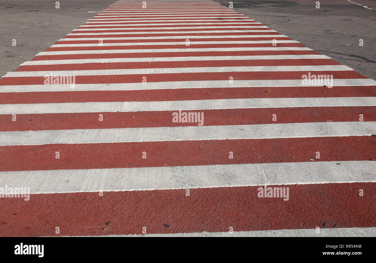 crossing on road Stock Photo - Alamy