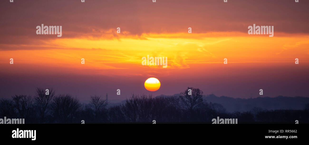 The colours of a Morning Sky Stock Photo - Alamy