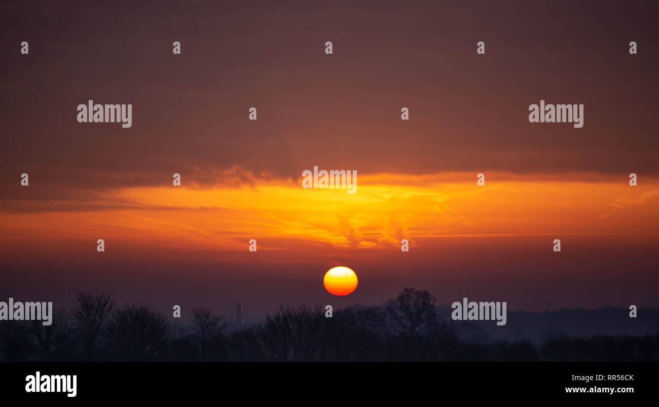 The colours of a Morning Sky Stock Photo - Alamy