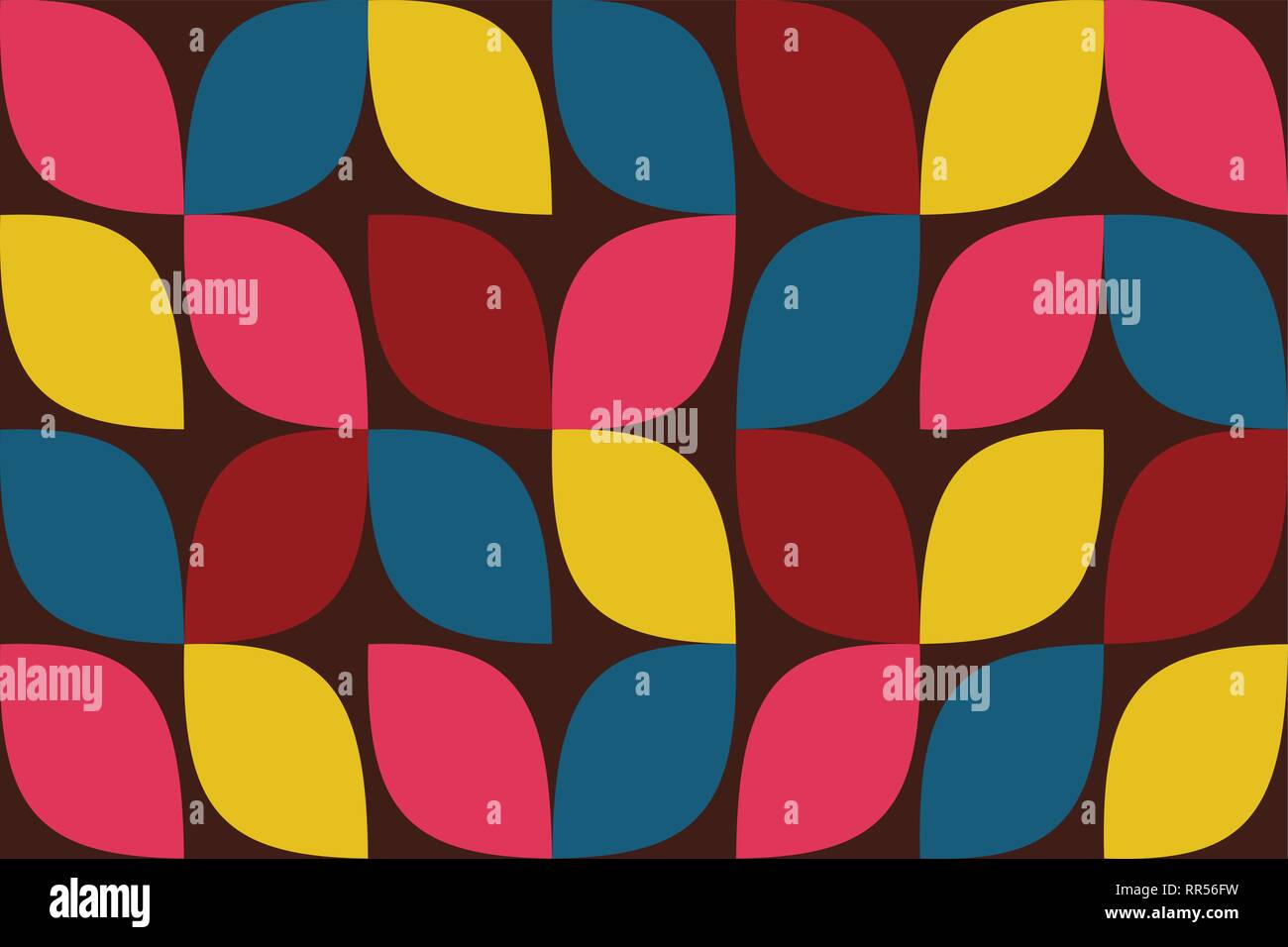 Seamless, abstract background pattern made with colorful drop like ...