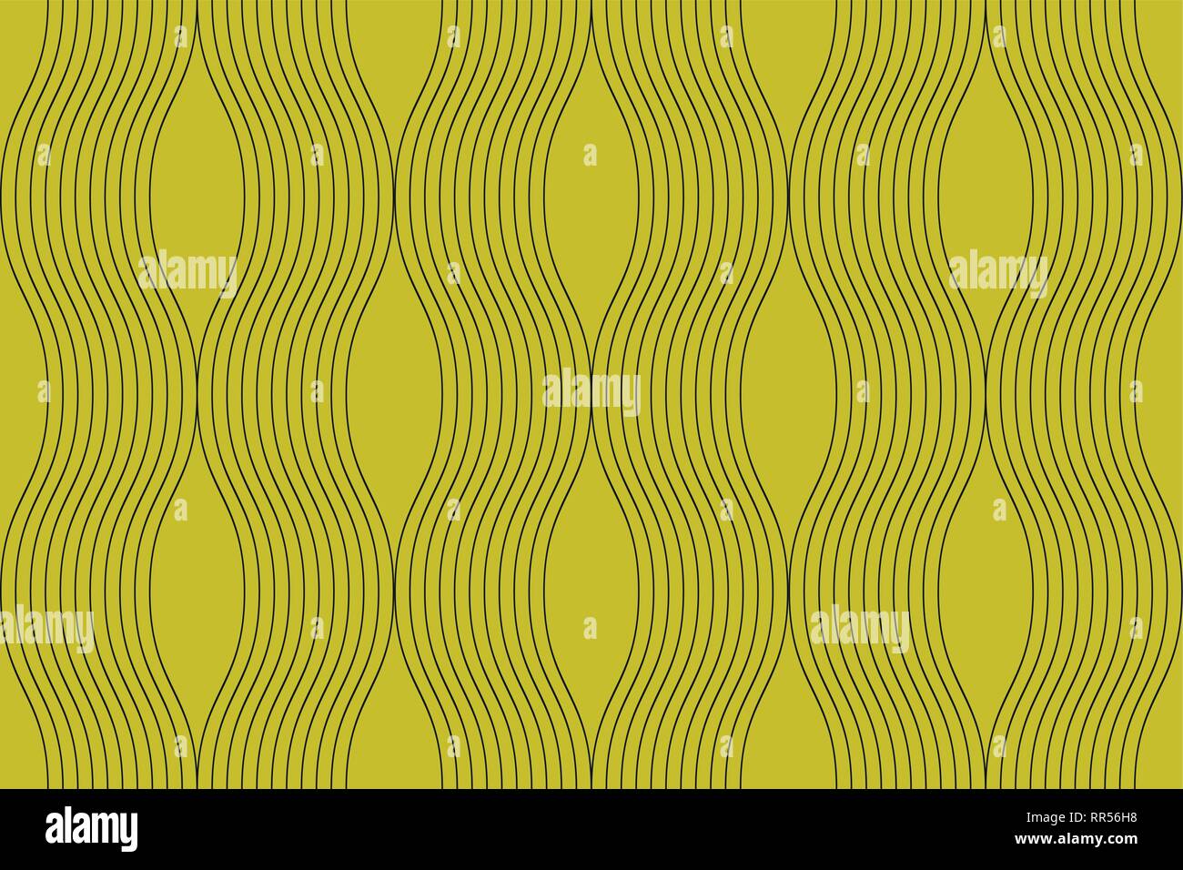 Seamless, abstract background pattern made with curvy thin lines in ...