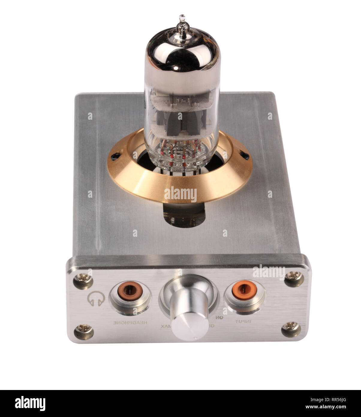 Vacuum Tube Amplifier Isolated Stock Photo - Alamy