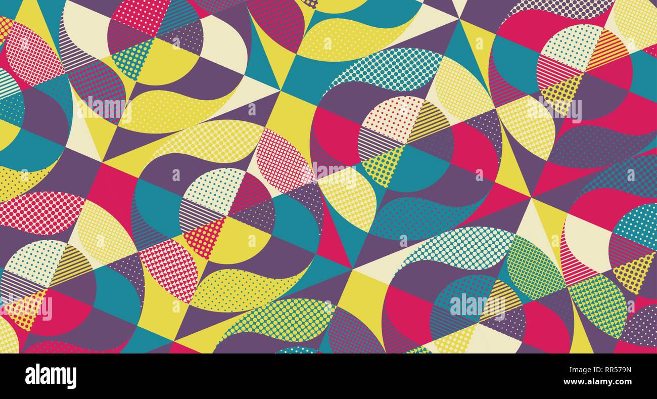 Abstract colorful geometric design. Vector illustration. Can be used ...