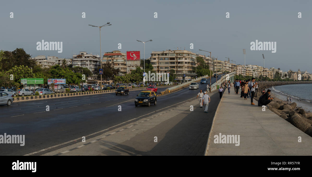 Marine Drive Mumbai Old High Resolution Stock Photography and Images ...