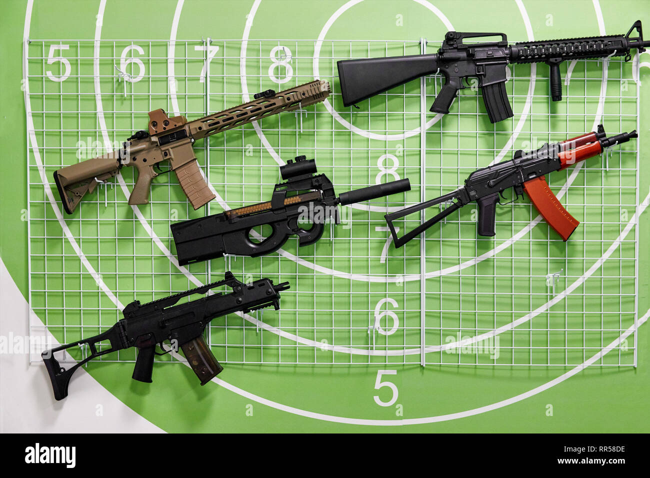 Target Air Rifle Shooting Practice High Resolution Stock Photography ...