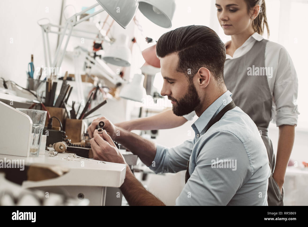 Male assistant hi-res stock photography and images - Alamy