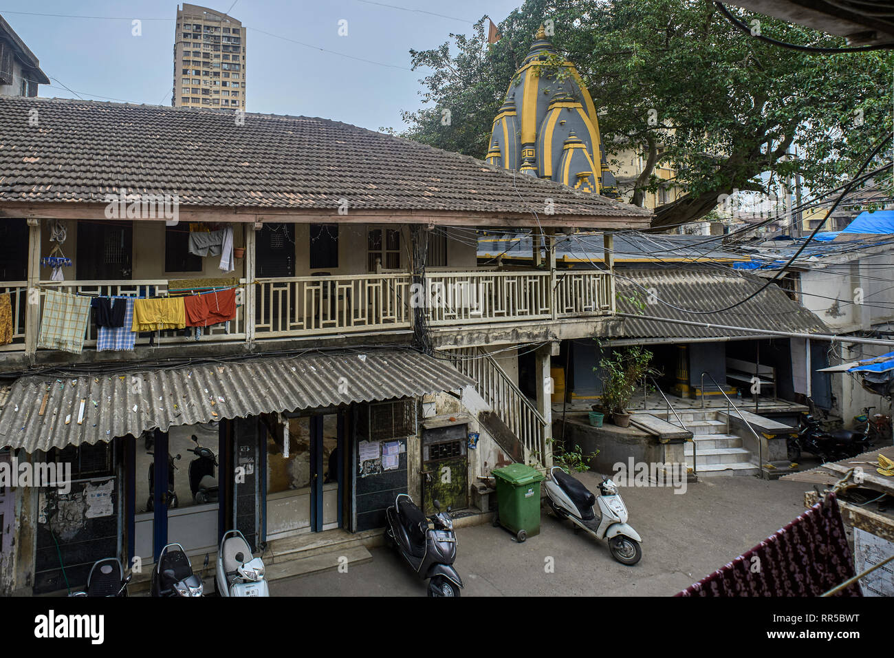 05 Oct 2018 over 100 year single storey Chawl culture Datta Mandir Wadi ...