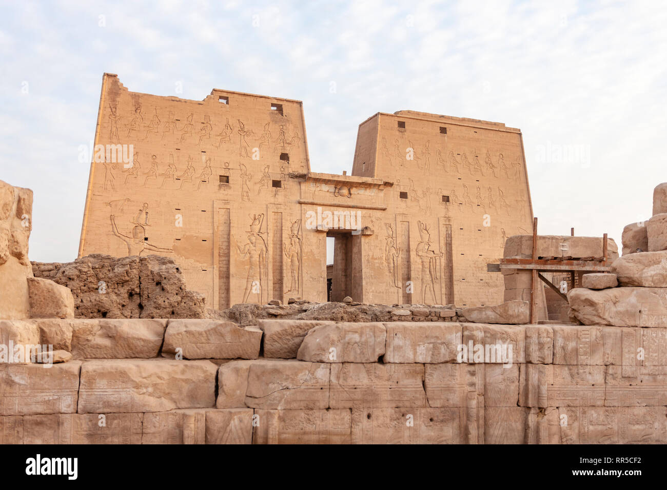 The temple of Edfu Stock Photo - Alamy
