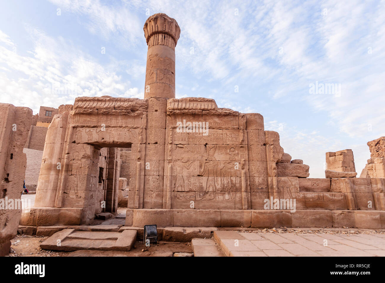 The temple of Edfu Stock Photo - Alamy