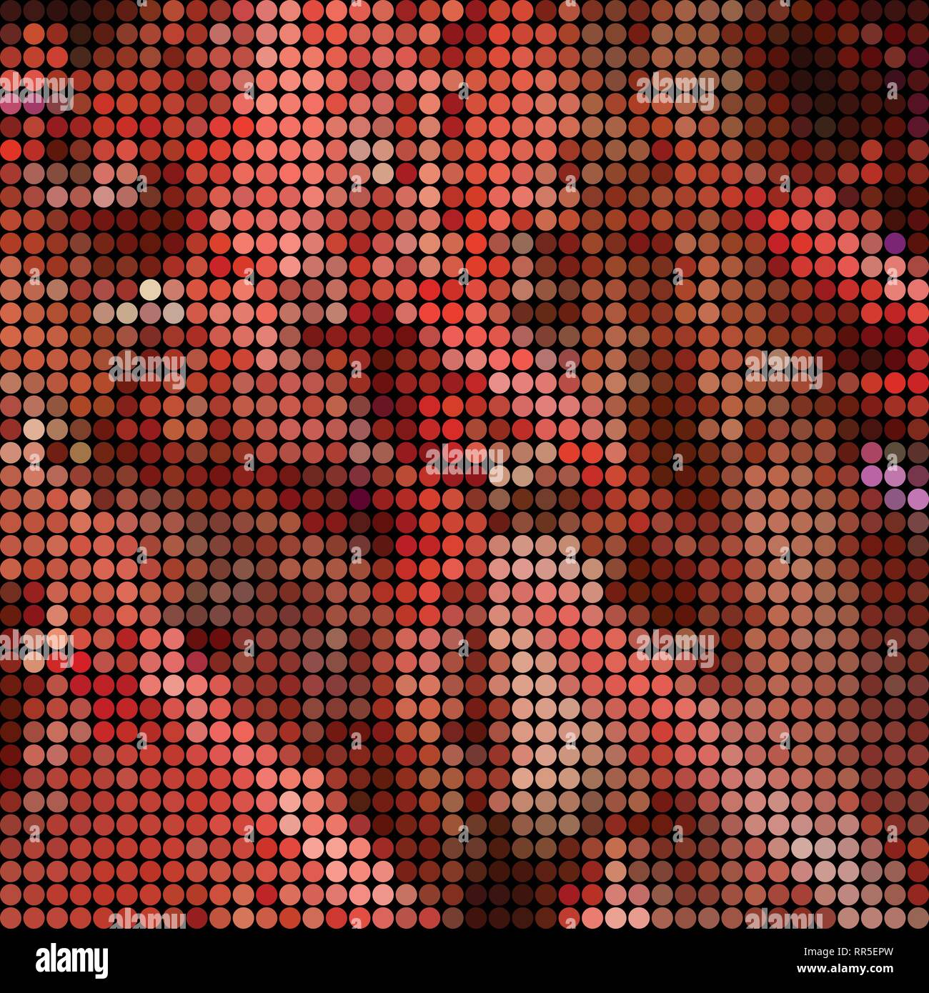 abstract vector colored round dots background - red Stock Vector Image ...