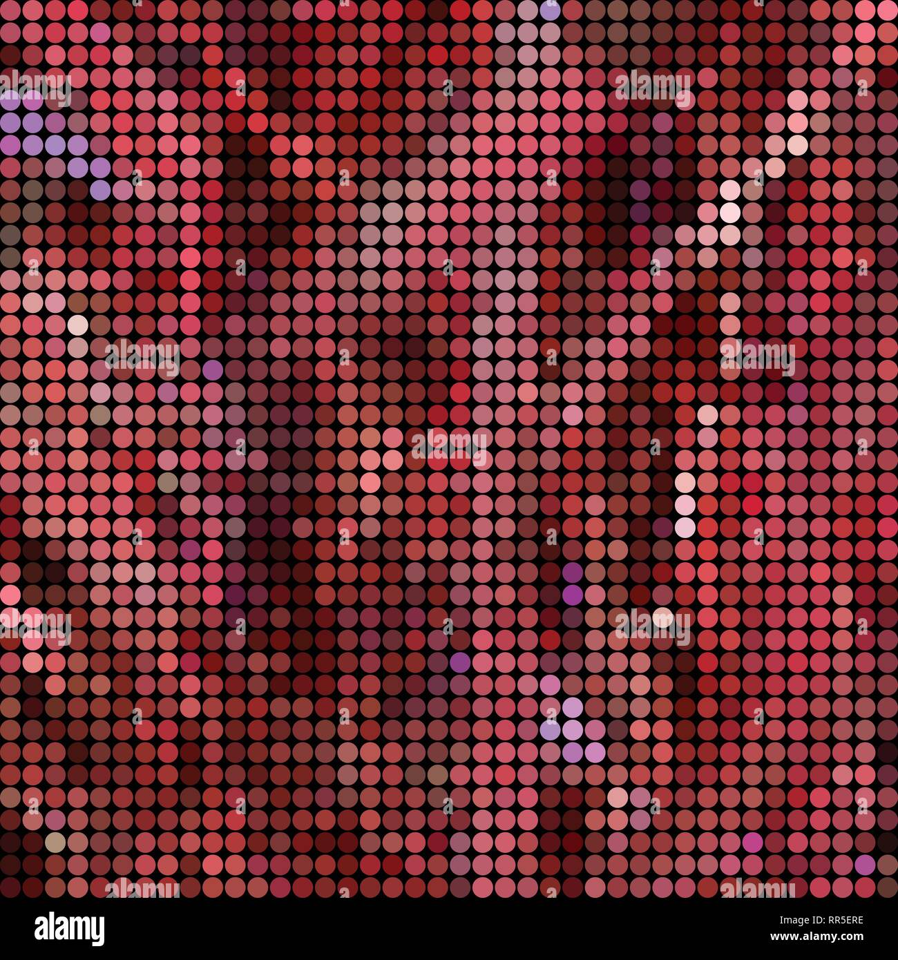 abstract vector colored round dots background - red Stock Vector Image ...