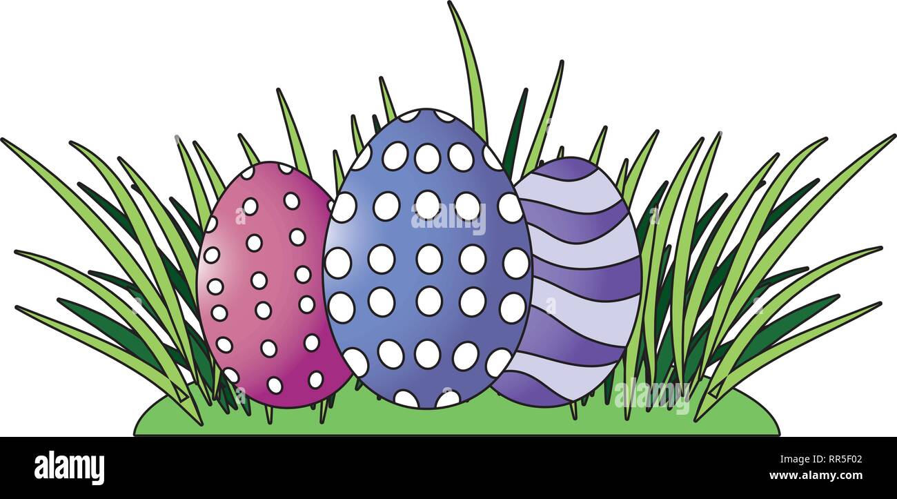 easter eggs cartoon Stock Vector Image & Art - Alamy
