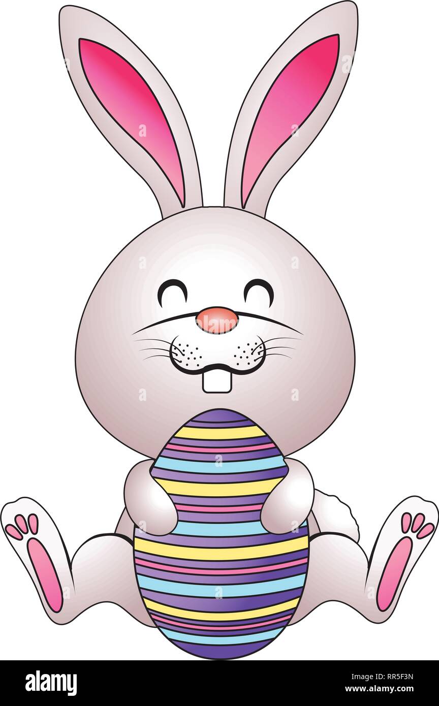 easter rabbit cartoon Stock Vector Image & Art - Alamy