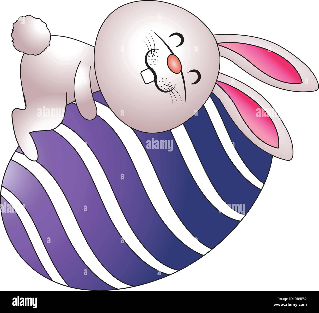 easter rabbit cartoon Stock Vector Image & Art - Alamy