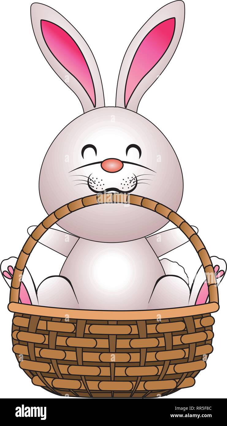 cute rabbit cartoon Stock Vector Image & Art - Alamy