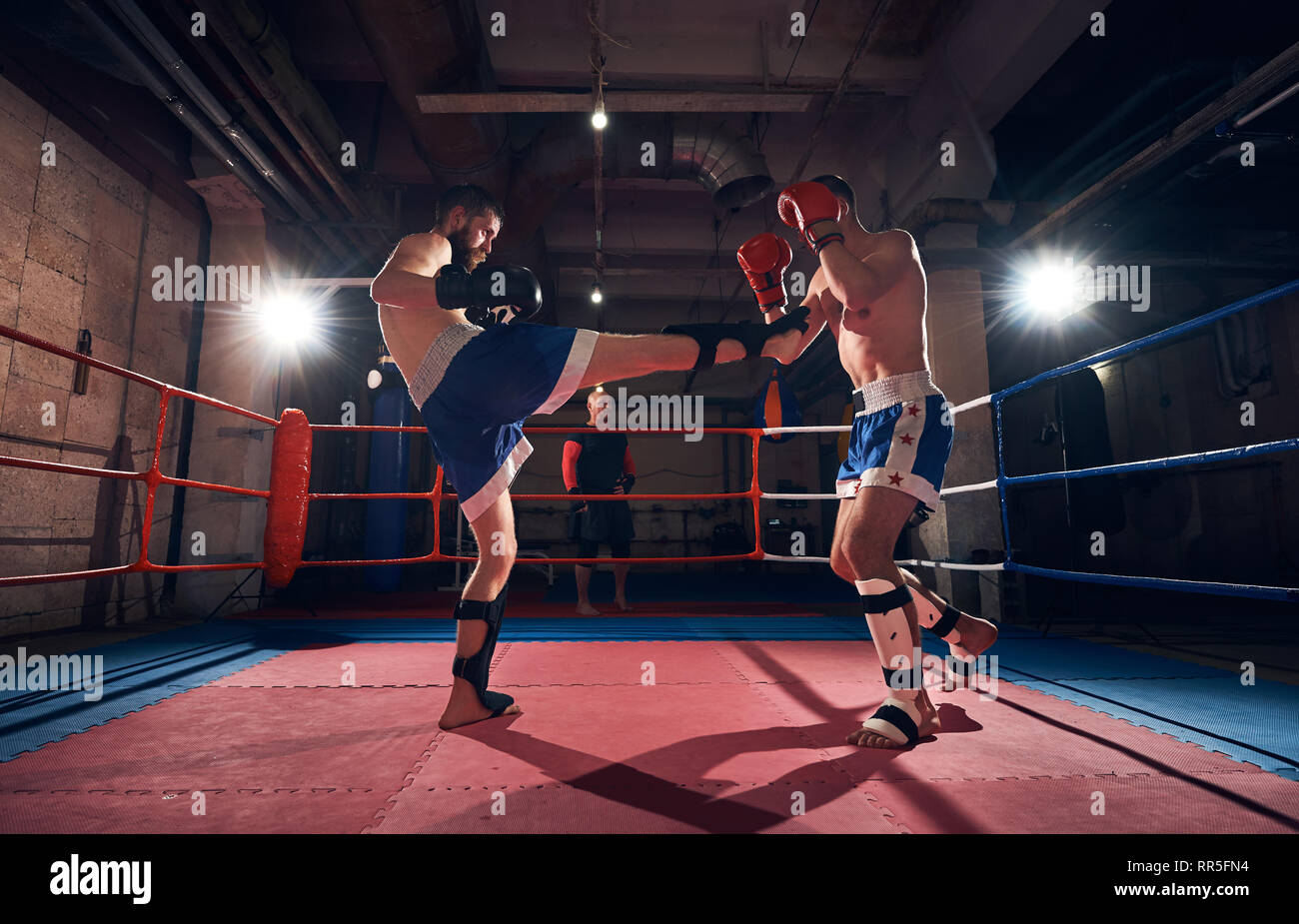 Handsome men exercising in gym hi-res stock photography and images - Alamy