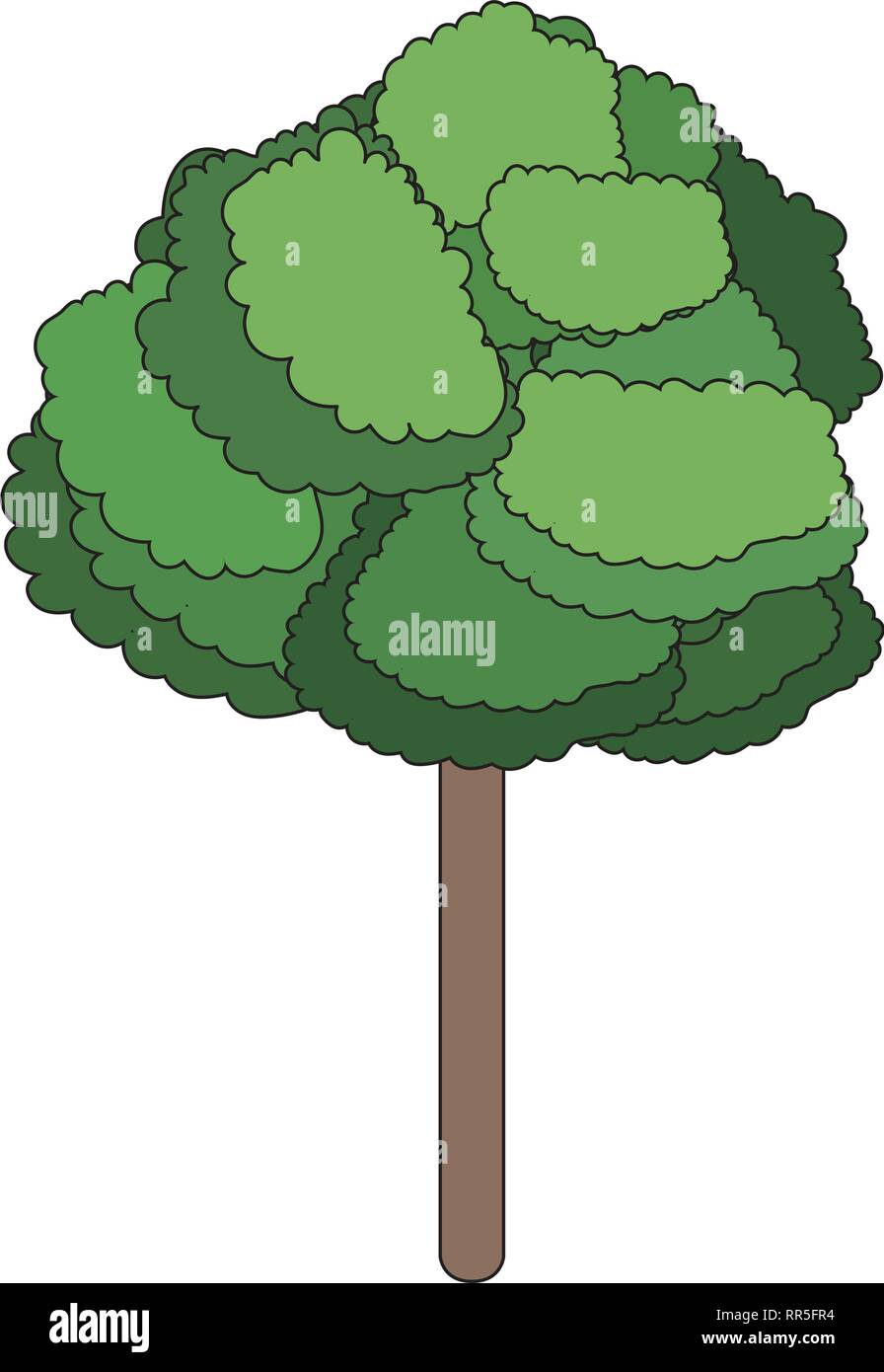 nature tree cartoon Stock Vector Image & Art - Alamy