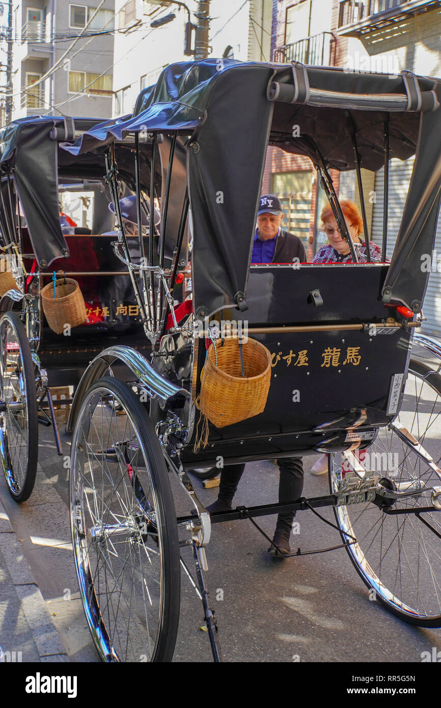 Rickshaw in Tokyo, Japan Stock Photo - Alamy